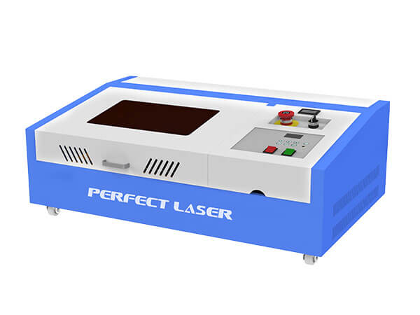 Perfect Laser 40w 50w mini rubber stamp engraving machine