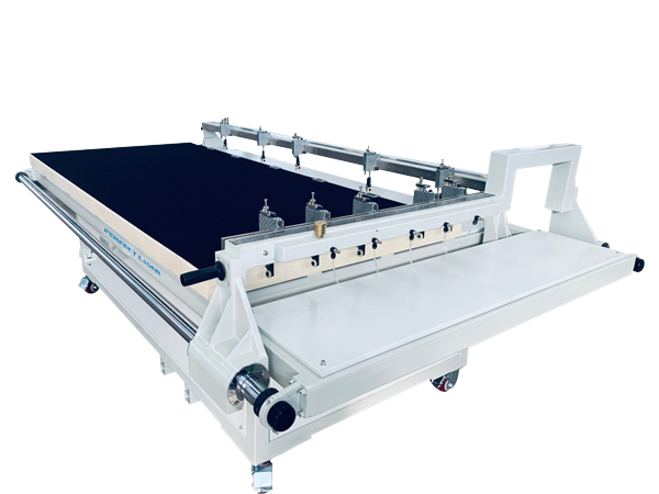 Multi Cutting Knifes Double Bridge Manual Glass Cutting Machine