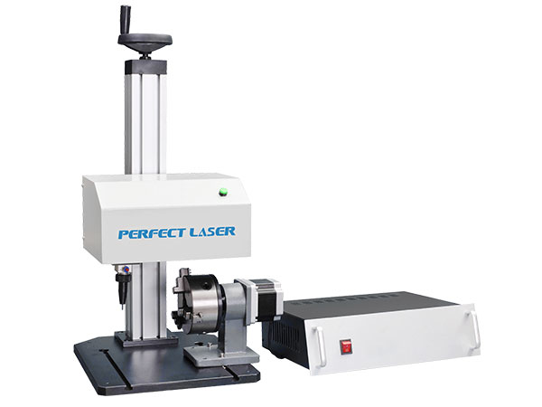 Perfect Laser rotary dot peen marking system for round metal pipe